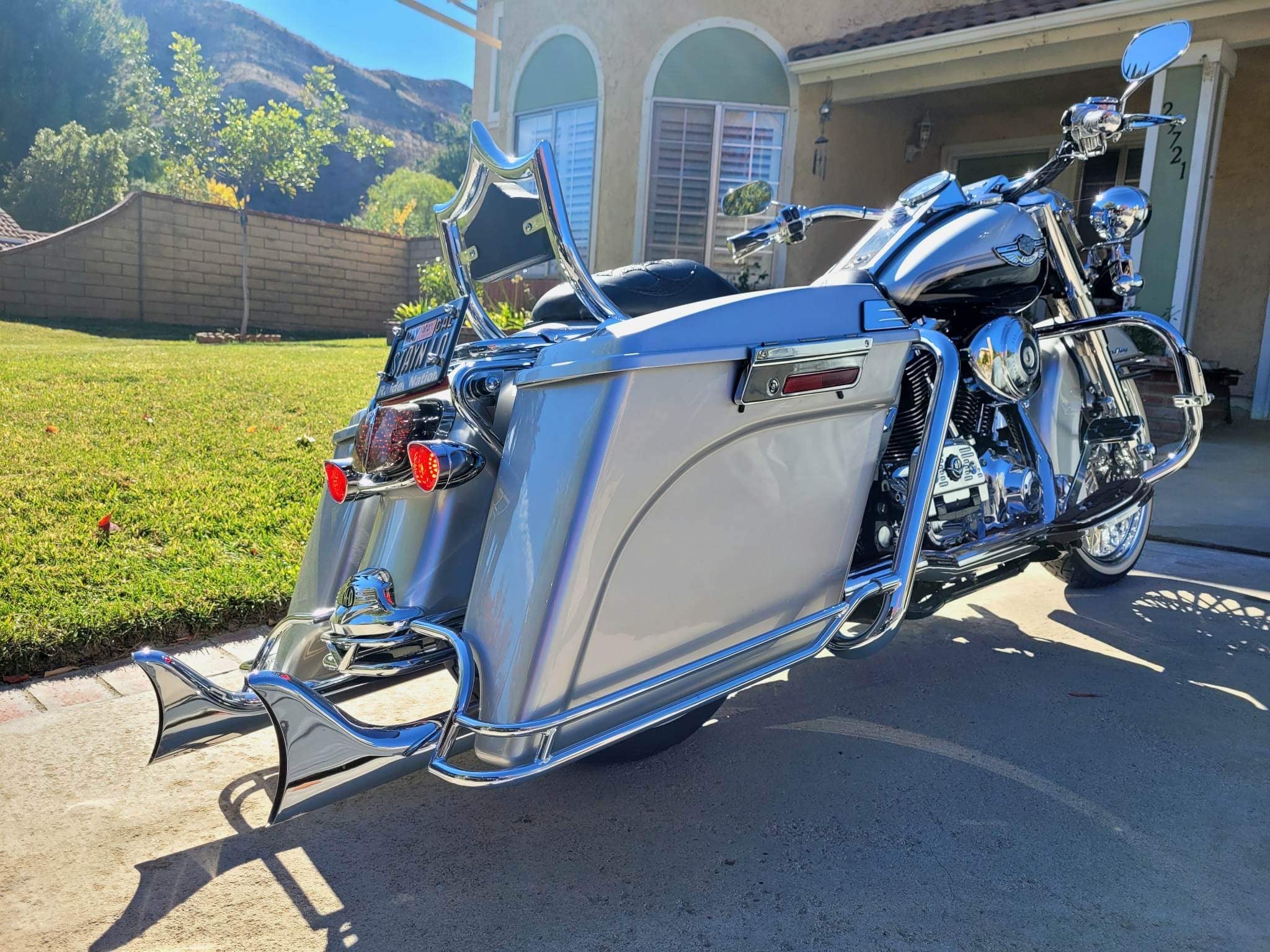 SCC FISHTAILS (CHROMED) – STEADYCUSTOMCYCLES