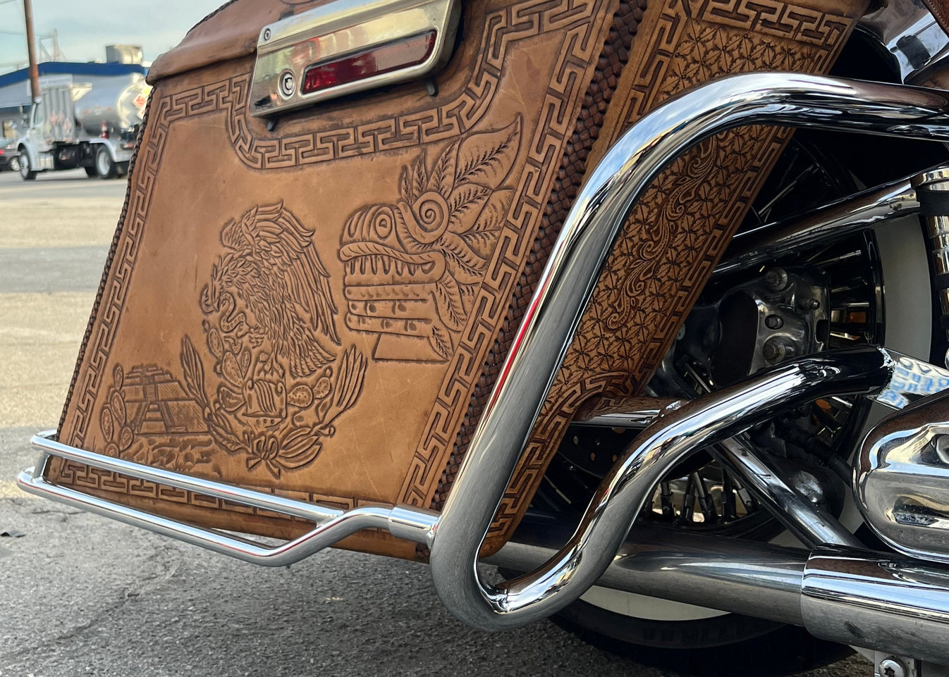 SCC 4" EXTENDED TRADITION BAG GUARDS AND RAILS – STEADYCUSTOMCYCLES