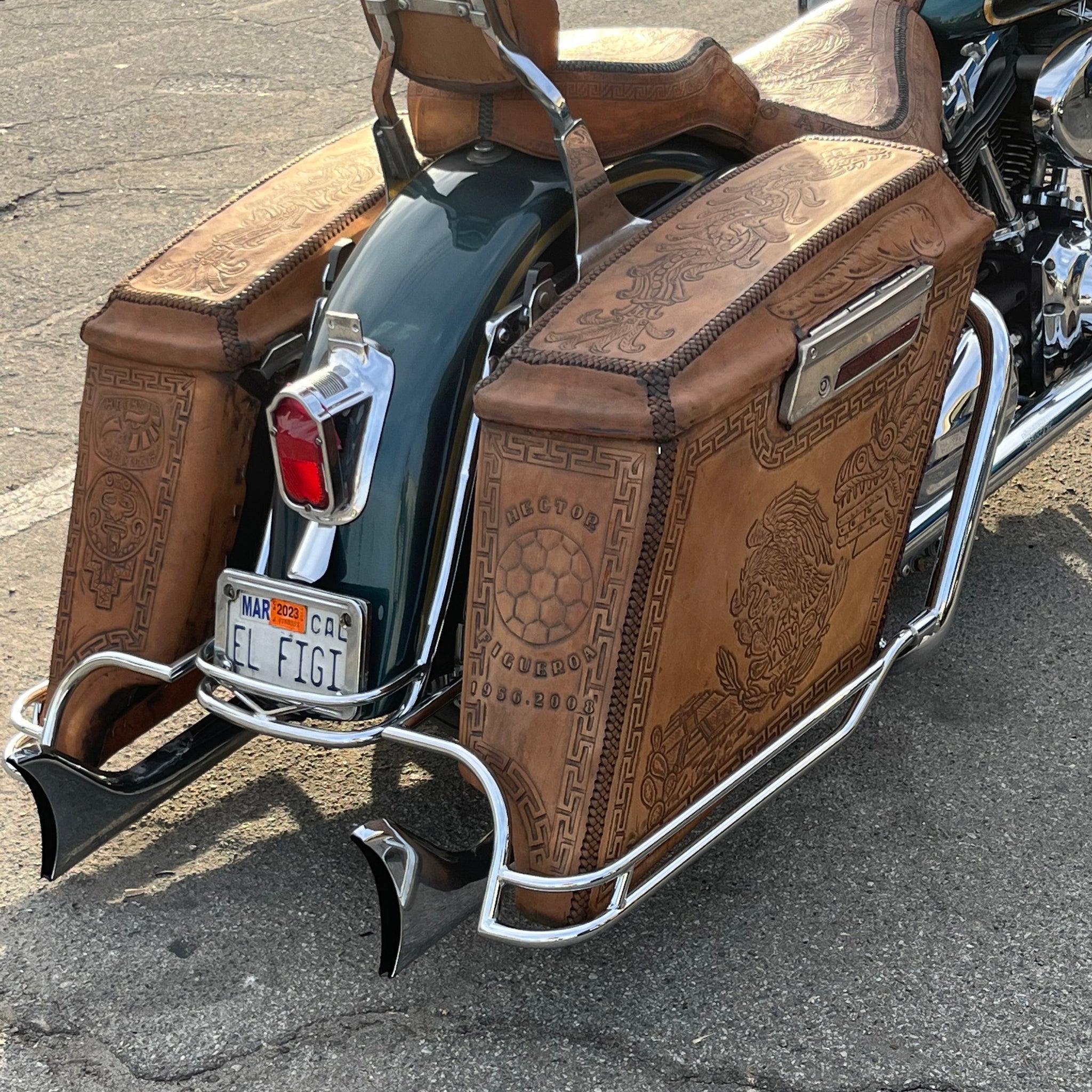 SCC 4" EXTENDED TRADITION BAG GUARDS AND RAILS – STEADYCUSTOMCYCLES