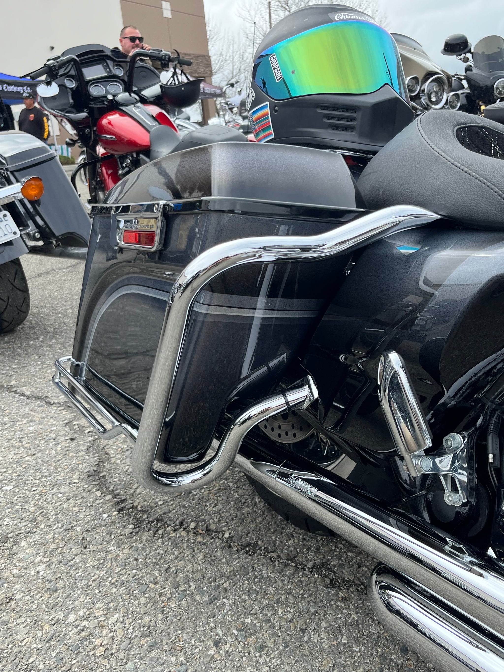 SCC 4" EXTENDED TRADITION BAG GUARDS AND RAILS – STEADYCUSTOMCYCLES